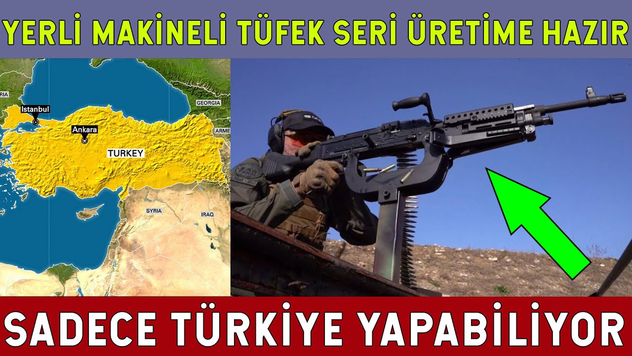 Yerli ve Milli Üretim Makineli Tüfek SAR 762 MT! Herkes Bu Silaha ...