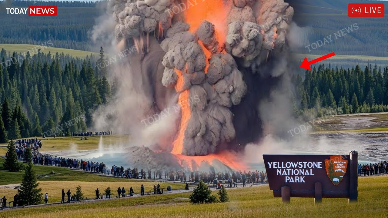 Terrifying Today: Underground Yellowstone 2nd Massive Erupts Again At ...