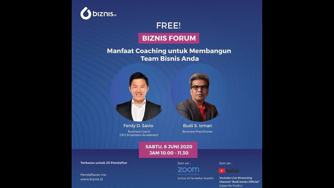 MANFAAT COACHING UNTUK MEMBANGUN TEAM BUSINESS ANDA - YouTube