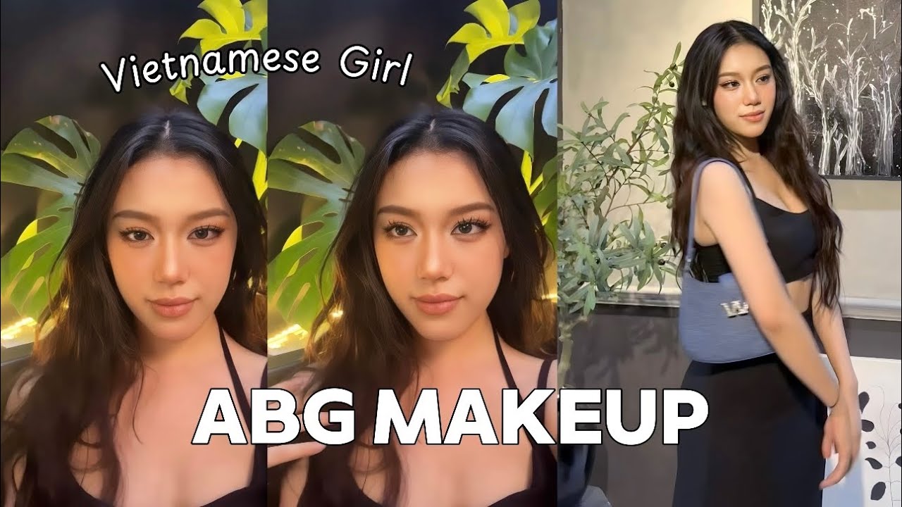 Vietnamese Girl tried ABG MAKEUP/ Makeup gái “ngoan” Châu Á - YouTube