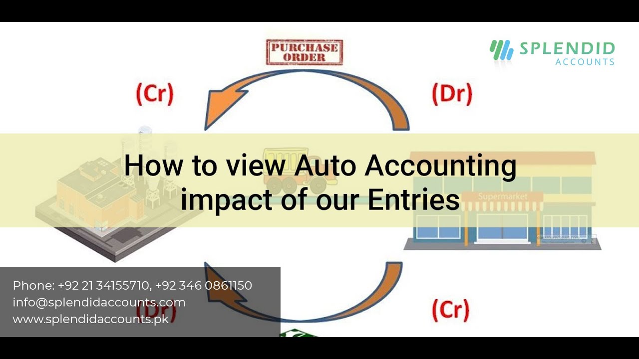 How to view Auto Accounting impact of our Entries || Splendid Accounts ...