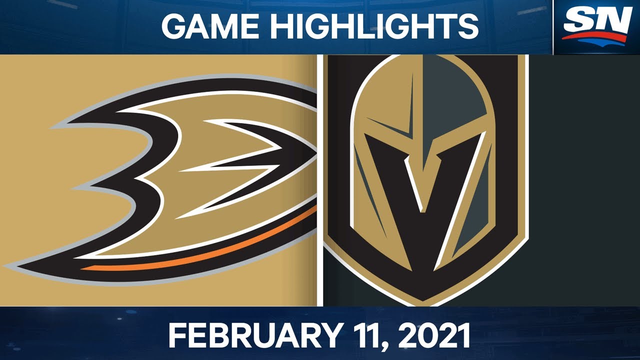 NHL Game Highlights | Ducks vs. Golden Knights - Feb. 11, 2021 - YouTube