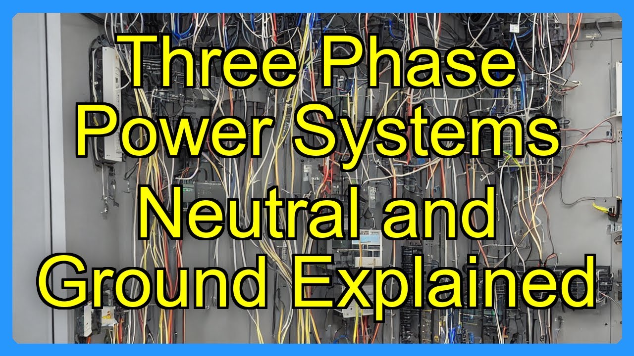 Three Phase Power Systems Neutral and Ground Explained - YouTube