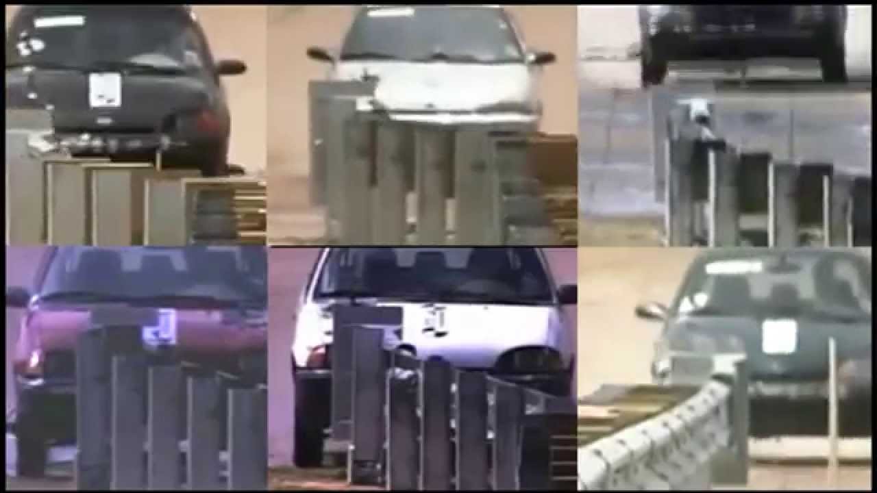 GUARDRAIL HEAD INVESTIGATION: UNRELEASED CRASH TEST VIDEOS - YouTube