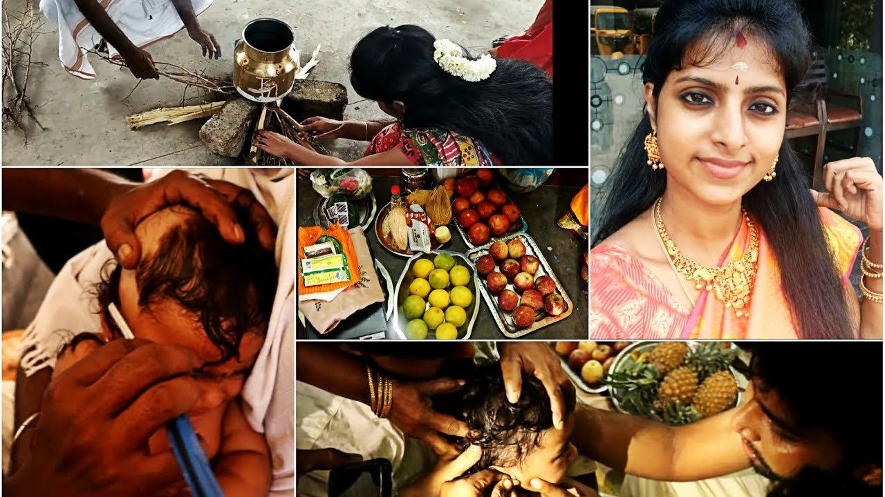 தமிழில் VLOG | PART 2 - RIDHAN's Mottai Function | Tonsure Ceremony Tiruchendur - YouTube