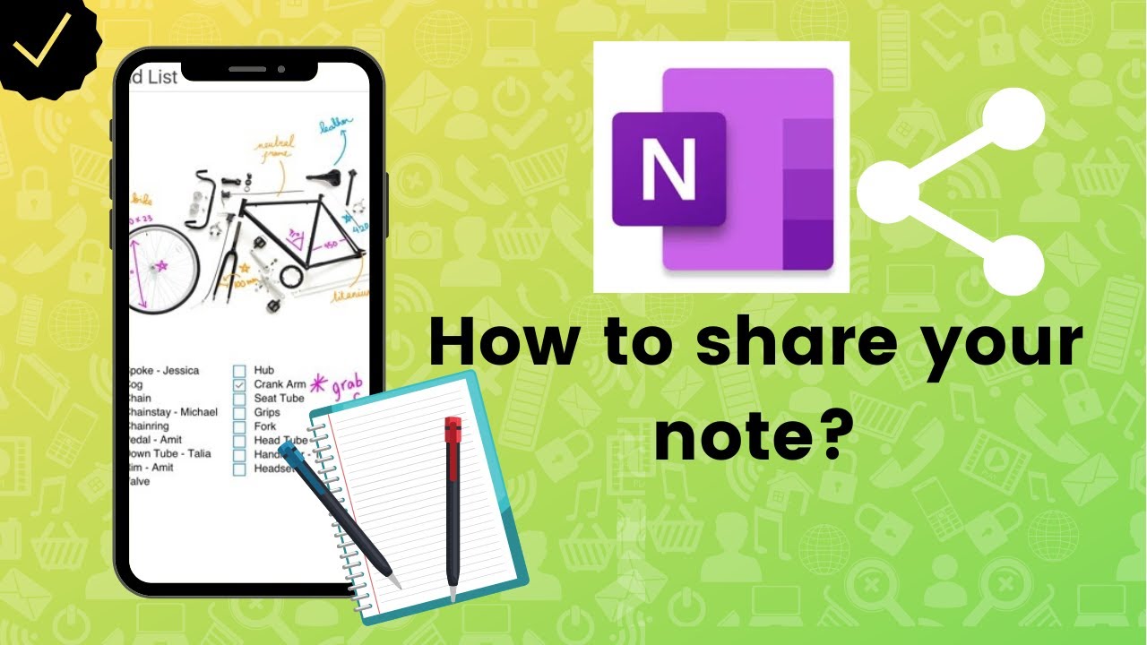 How to share your note on Microsoft OneNote? - YouTube