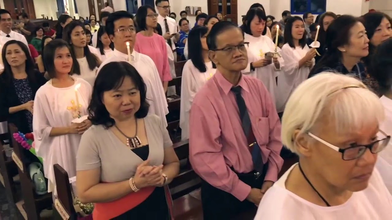 2017 RCIA Baptism & Confirmation Receive the White Garment, Light of ...