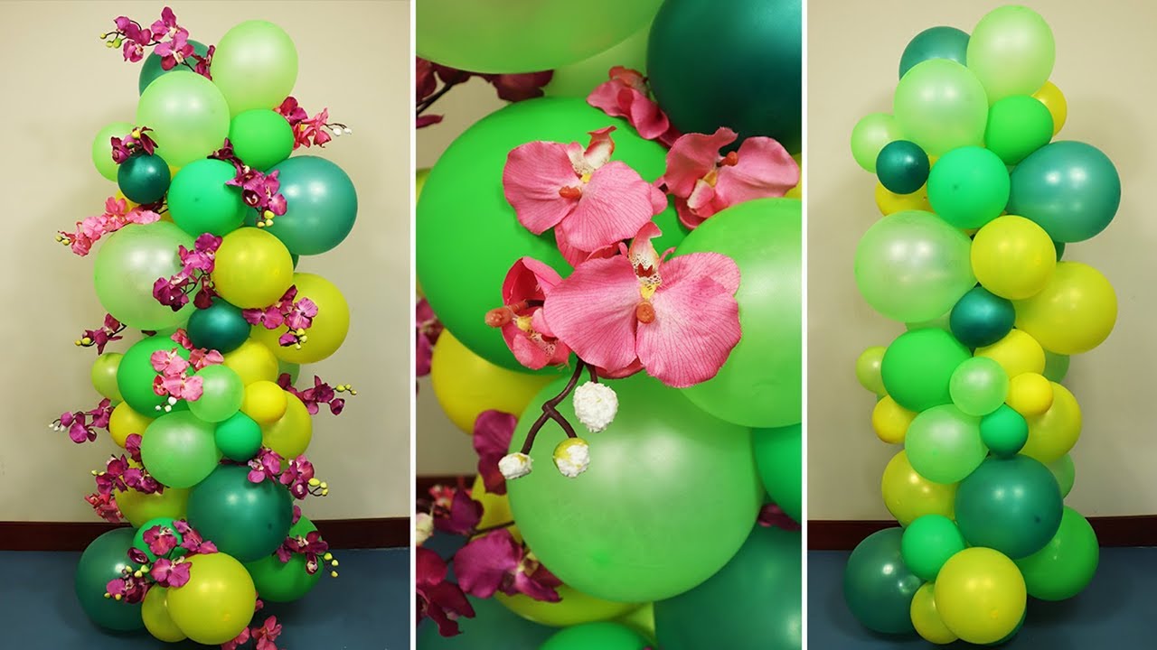 Spring Balloon Garland | How to Make a Balloon Arch - YouTube
