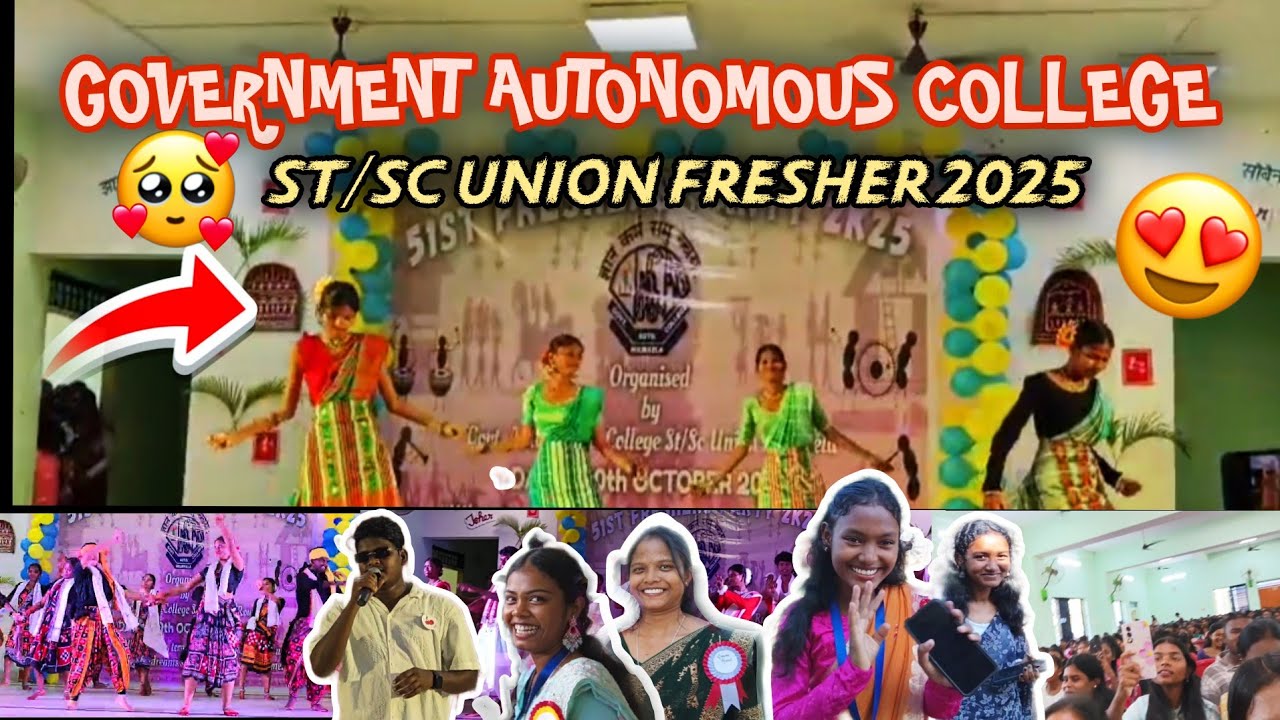 GOVERNMENT AUTONOMOUS COLLEGE ROURKELA FRESHER PARTY 2025 ST/SC UNION ...
