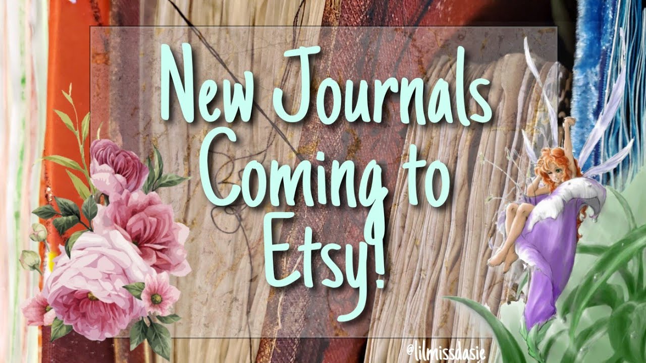 New Journals Coming to Etsy!! - YouTube