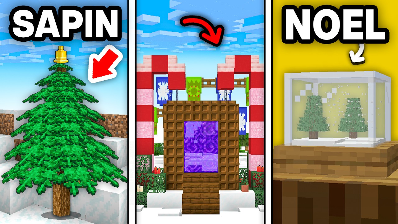 101 Builds Hacks de NOËL à Connaître sur Minecraft ! - YouTube