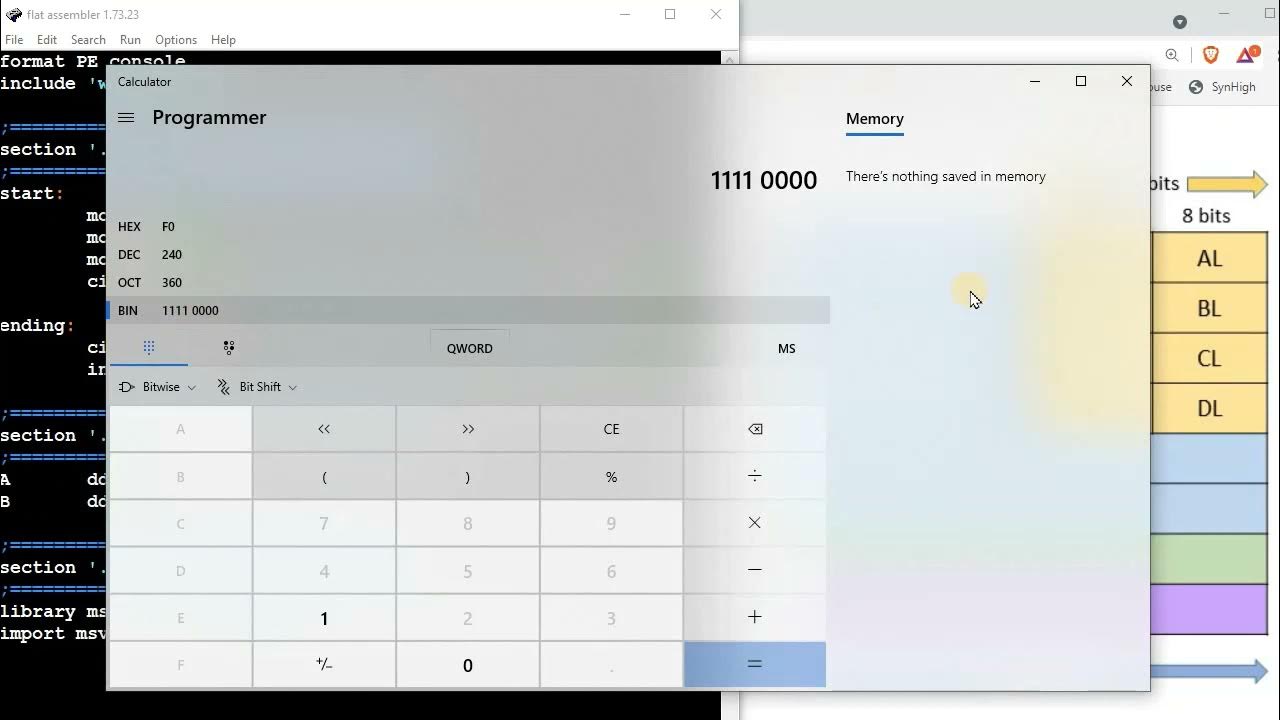 Fasm assembly mov command - YouTube