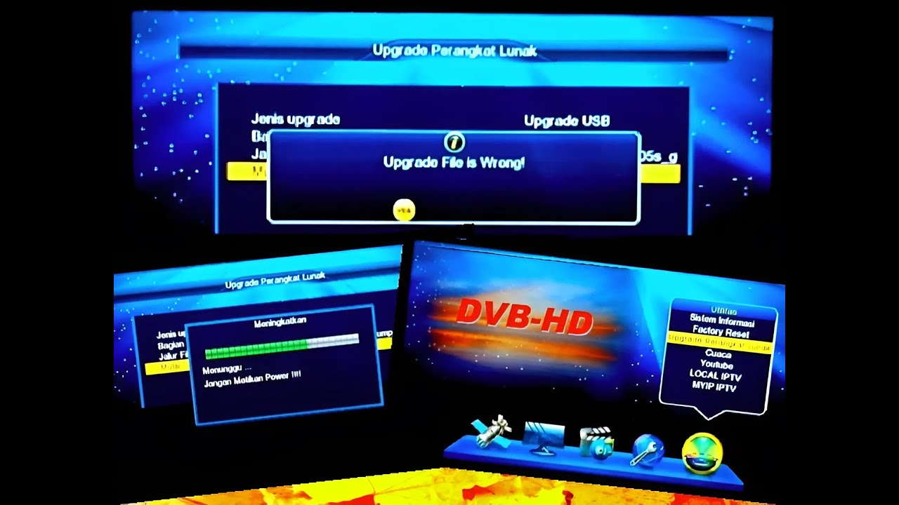gx6605s upgrade file is wrong software downgrade - YouTube