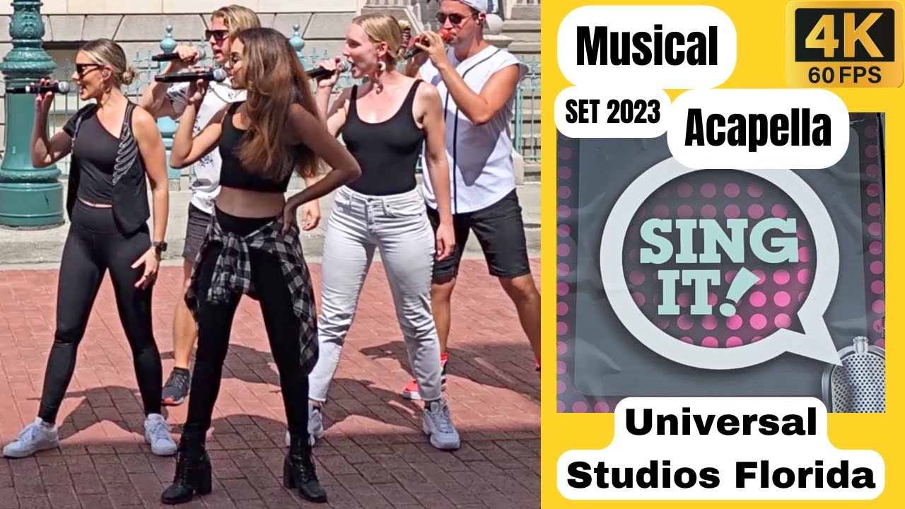 Sing It - Musical Completo Acapella 4K - Universal Studios Florida ...