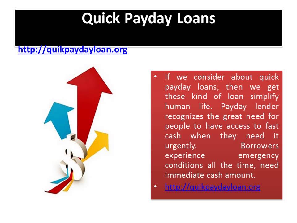 Simplify your Life with Quick Payday Loans - YouTube