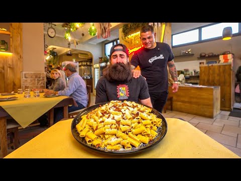 I ATTEMPTED THE BIGGEST PASTA CHALLENGE IN ITALY...IT WAS BRUTAL | BeardMeatsFood