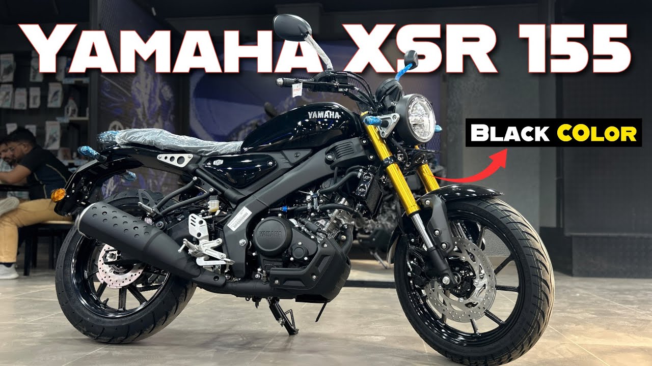 Yamaha XSR 155 Black Colour 2026 Full Review | XSR 155 Price & Mileage ...