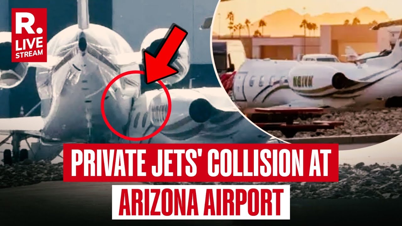 LIVE: Two Private Jets Collide At Scottsdale Airport In Arizona Leaving Several Injured I ...
