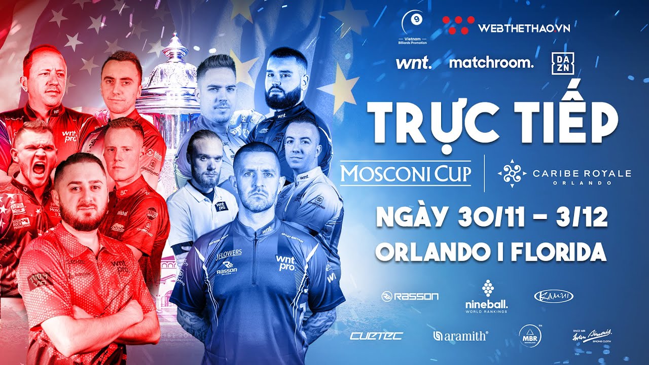 🛑 TRỰC TIẾP | BILLY THORPE VS DAVID ALCAIDE | NGÀY 3 | MOSCONI CUP 2024 ...