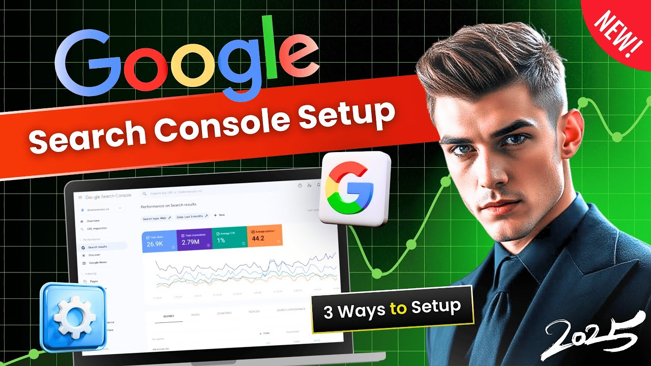 Google Search Console Setup Gets EASY in 2025 | 3 Easy Ways to Set Up | Hindi - YouTube