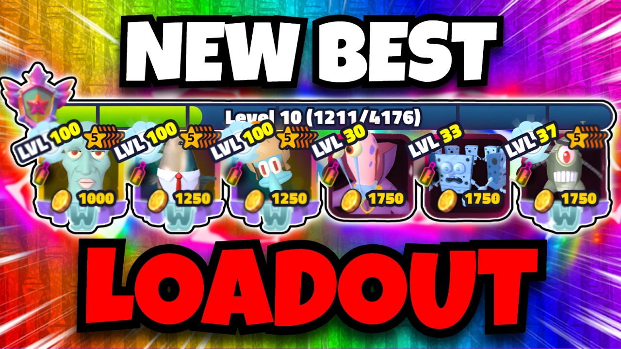 THE NEW BEST LOADOUT! (SpongeBob Tower Defense) - YouTube