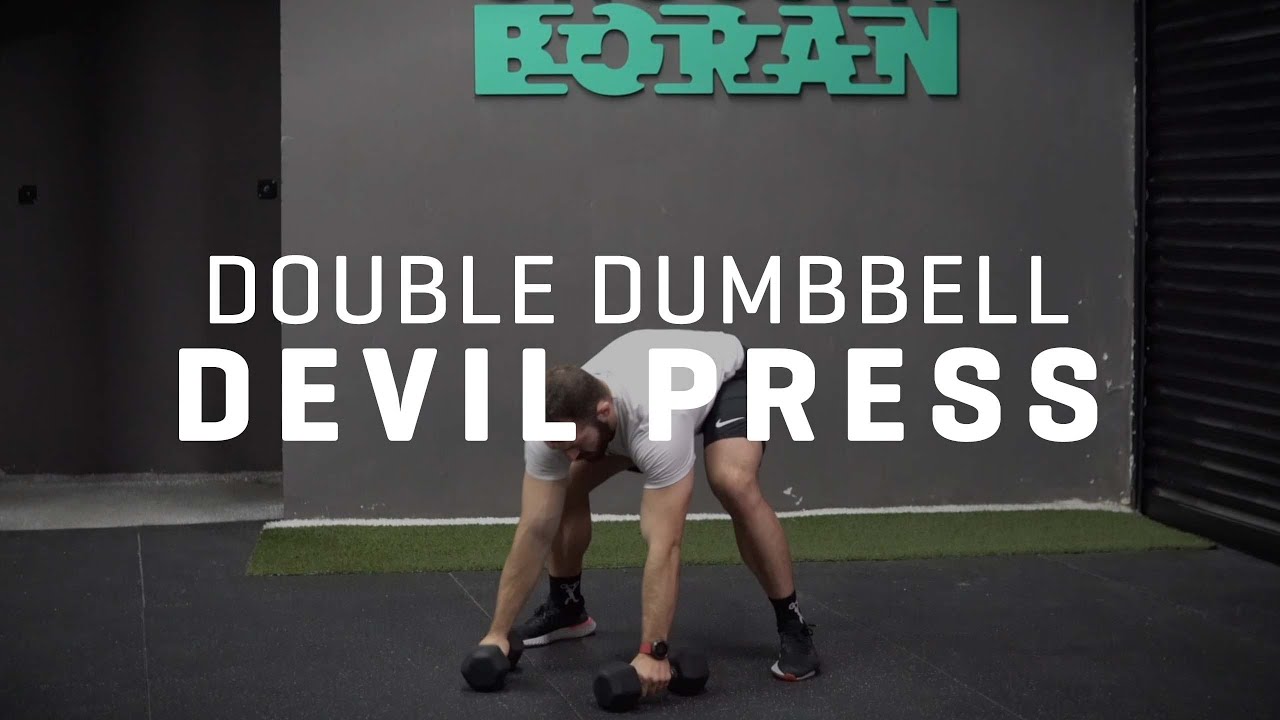 Double Dumbbell Devil Press - YouTube