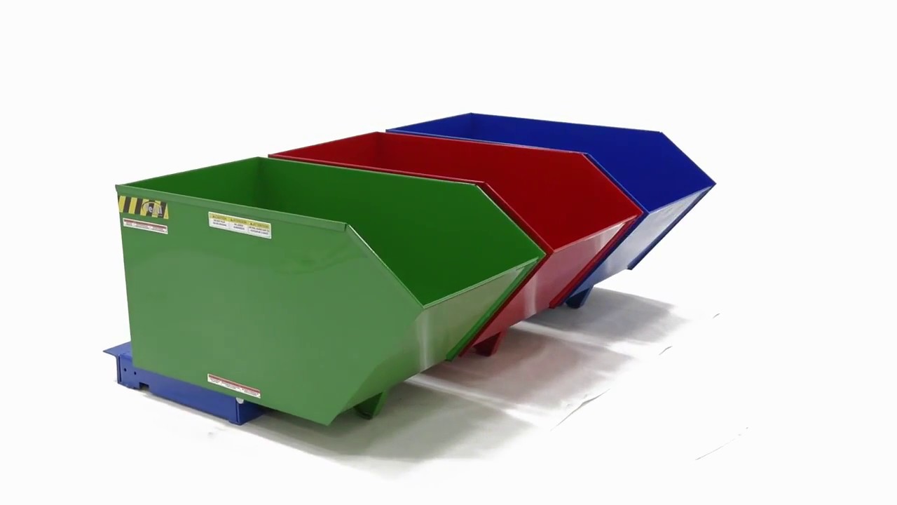 3 BIN RECYCLING HOPPER - YouTube