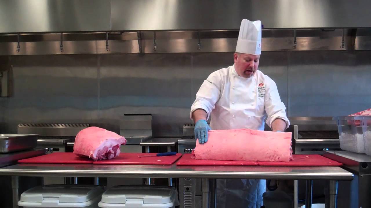 Chef Erickson Fabricating a Pig - YouTube