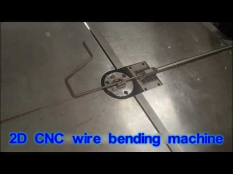 2D CNC wire bending machine - YouTube