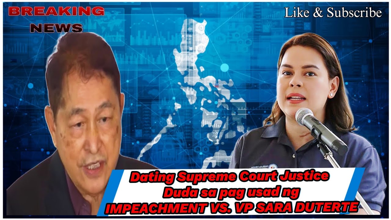 Dating Supreme Court Justice Duda sa pag usad ng IMPEACHMENT ni VP SARA ...