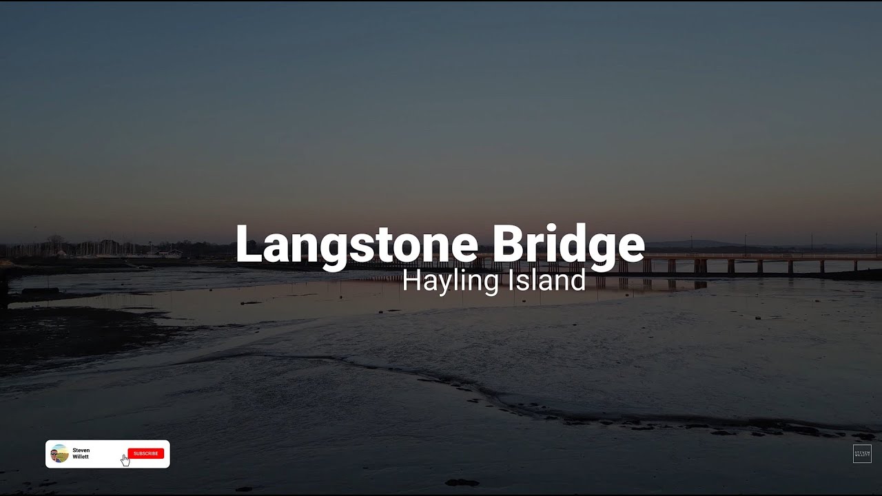 Langstone Bridge | Hayling Island | January 2023 | DJI Mini 3 Pro - YouTube