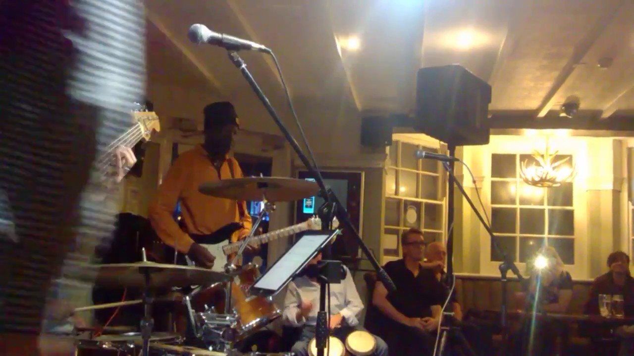 T J Johnson on guitar at his Open Mic night - YouTube