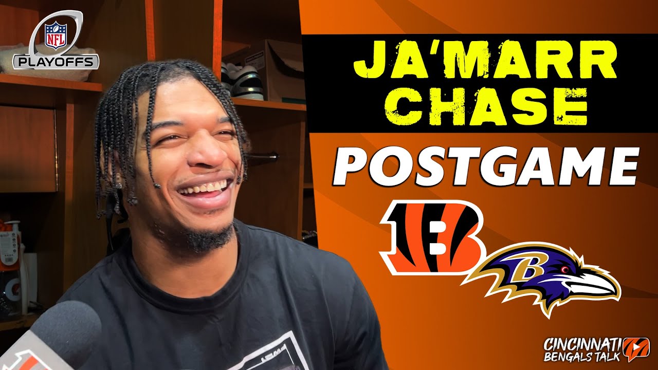 Jamarr Chase On Bengals Win Over Ravens Nfl Playoffs Youtube