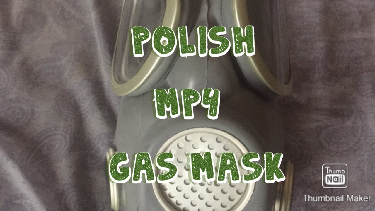 POLISH MP4 GAS MASK WITH M17 FILTER - YouTube