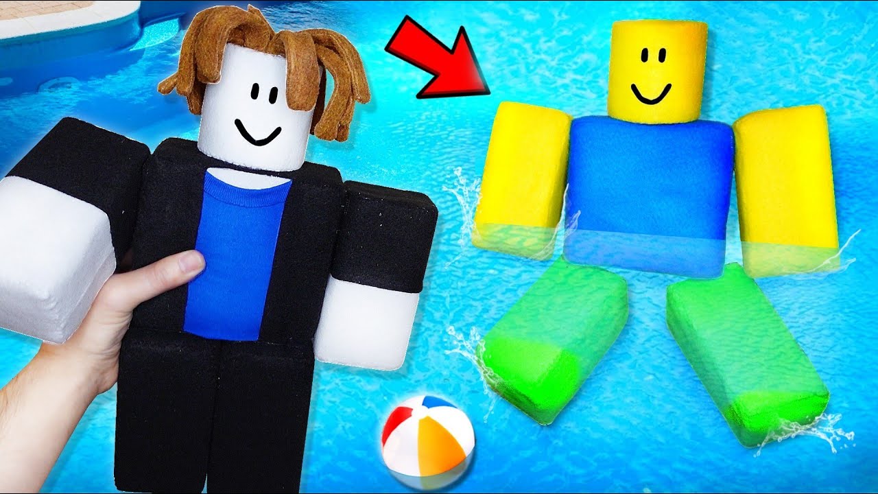 Roblox NOOB & BACON HAIR (Pool Party) - YouTube