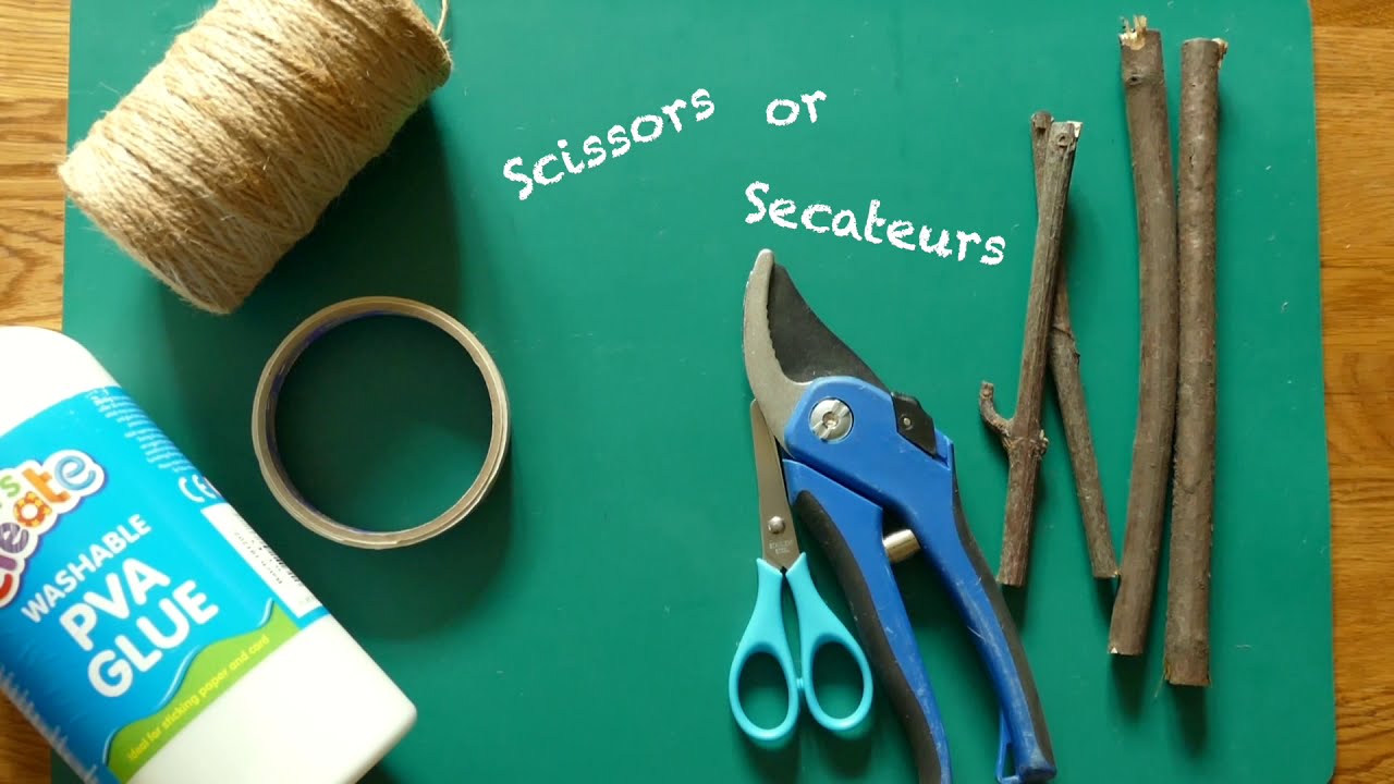 Make a stick frame - YouTube