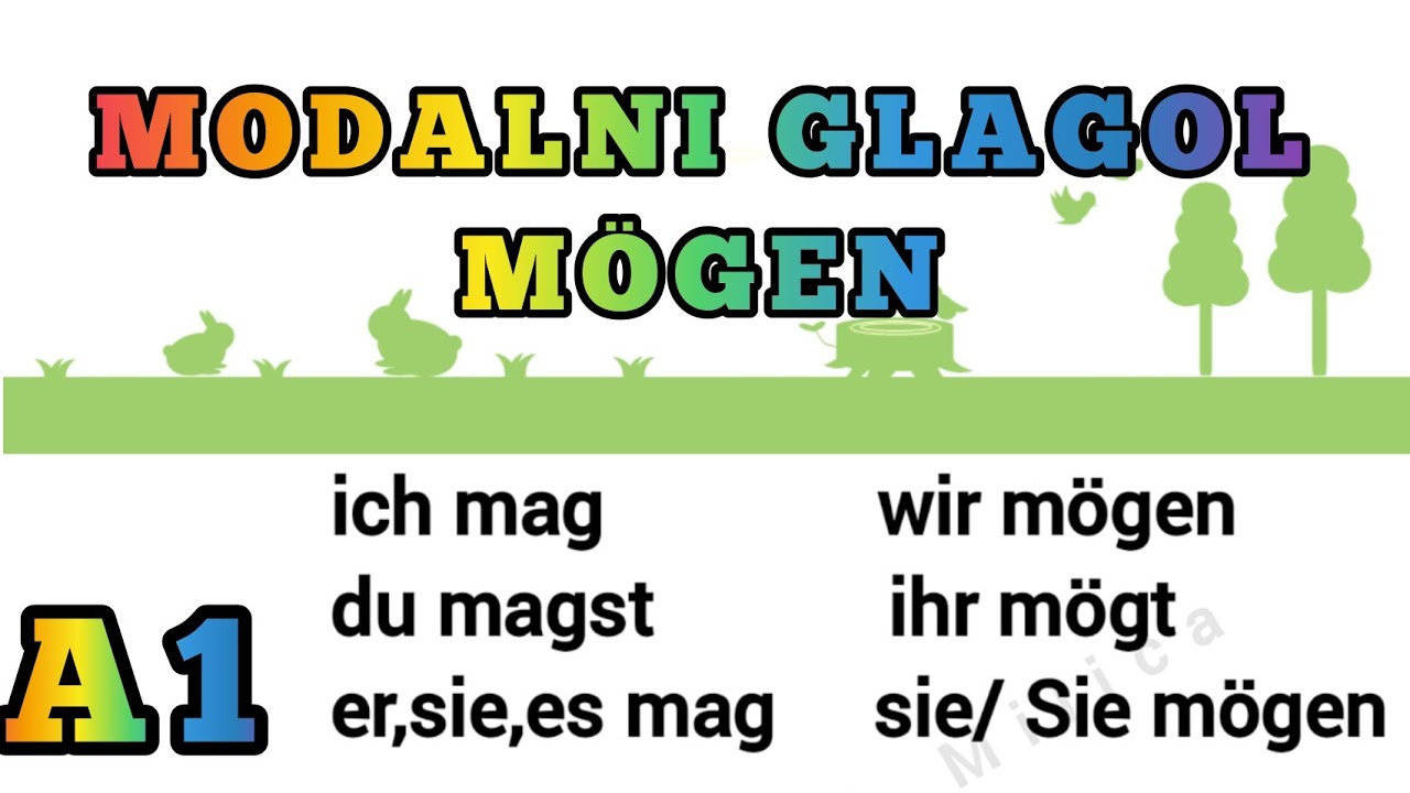 A1 LEKCIJA 26 MODALNI GLAGOL MÖGEN / VOLETI (SVIĐATI SE) - YouTube