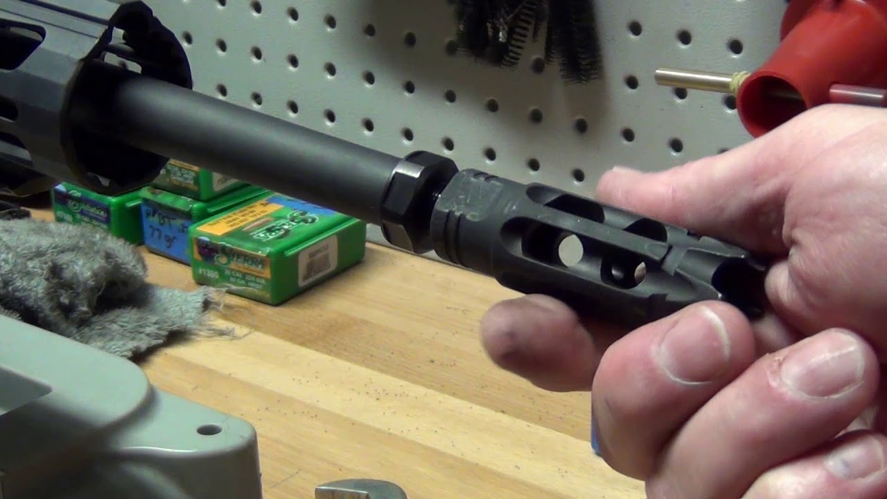 223 5 56 Ruger RPR Muzzle Brake Change YouTube 223-5-56-ruger-rpr-muzzle-brake-change-youtube
