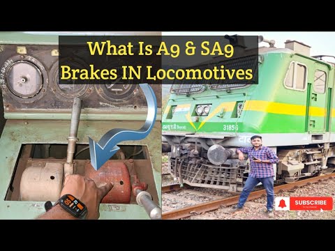 What Is A9 & SA9 Brakes In Locomotives ll A9 & SA9 Handle Brake ...