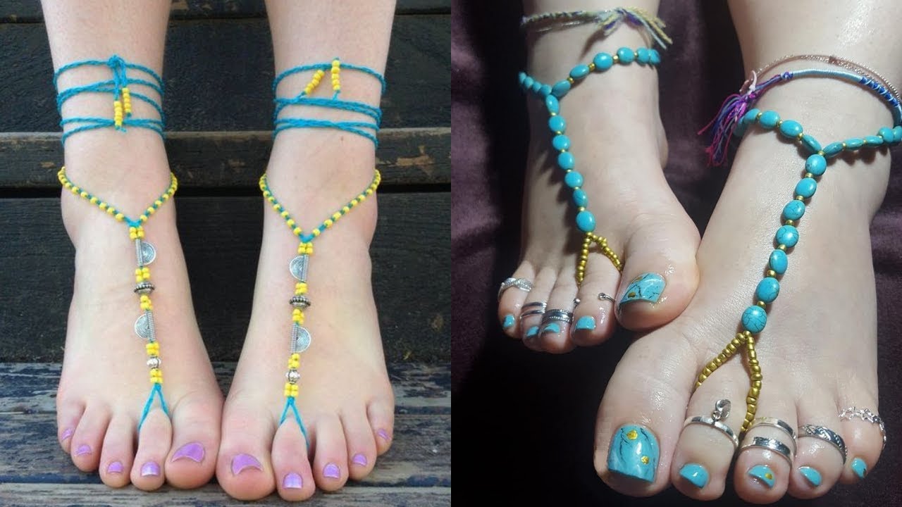 Beautiful feet jewelry designs for women - YouTube