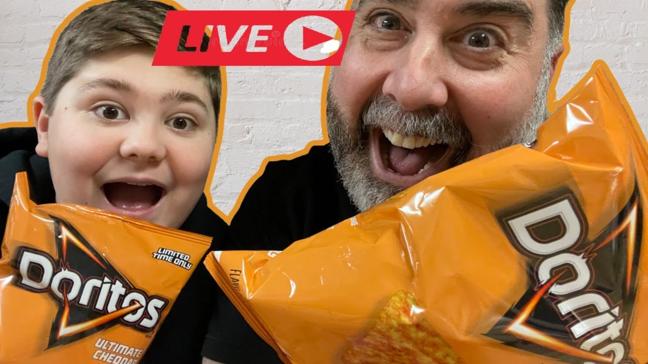 Doritos Ultimate Cheddar is BACK! We Eat LIVE Tonight! | Chris Frezza