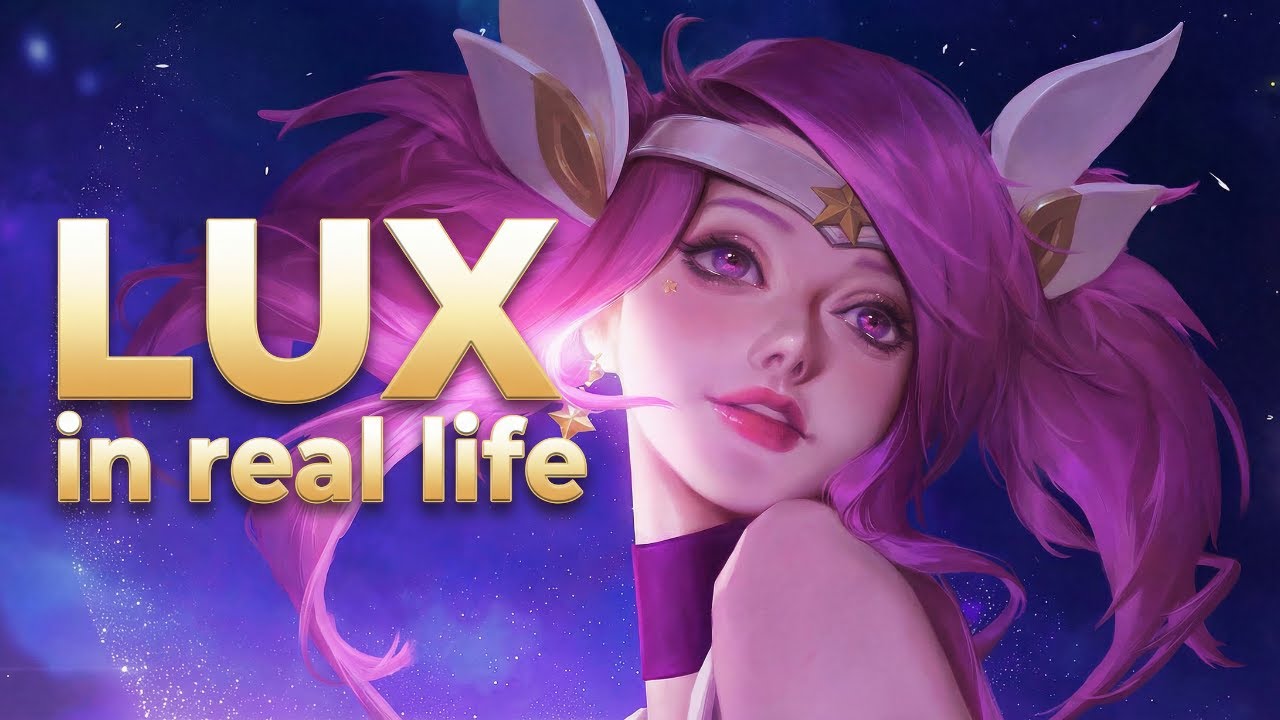 LUX in Real Life (League of Legends) - YouTube