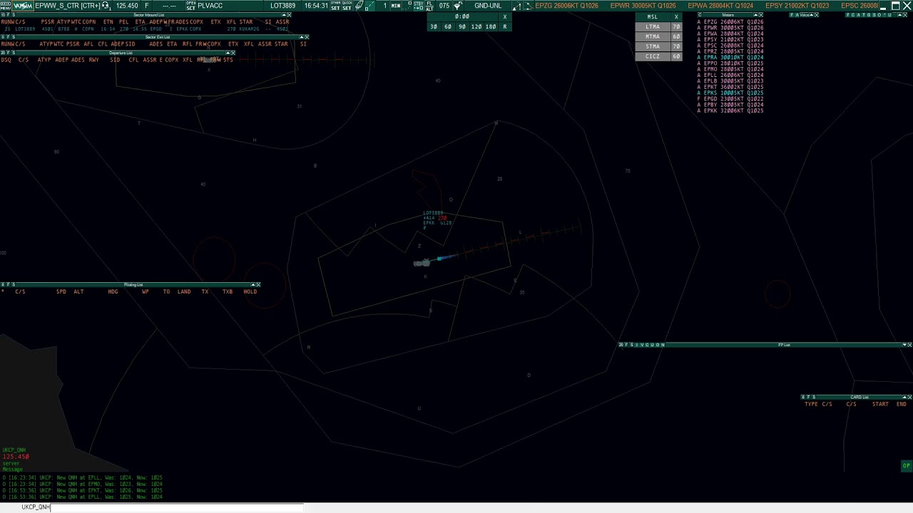 AFV VATSIM EPWW_S_CTR CODEC TEST | 1600 UTC - YouTube