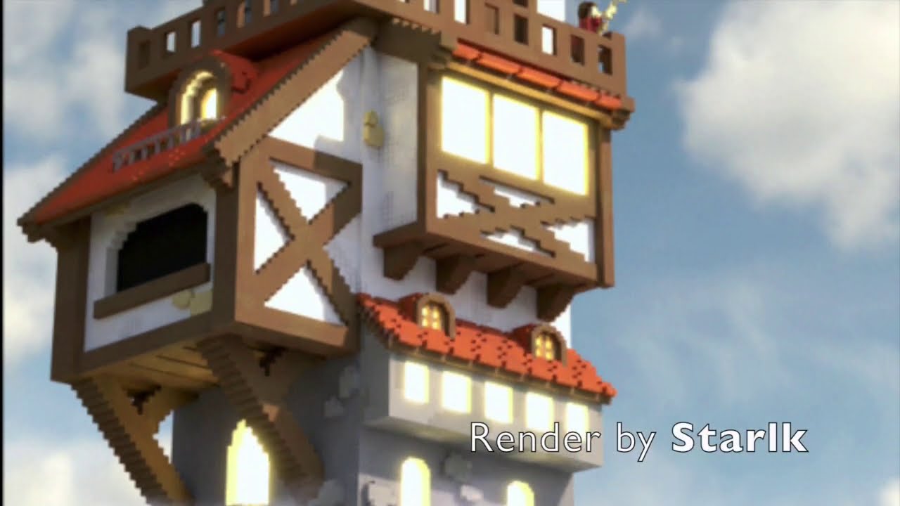 Cloudwatcher - Fantasy Tower | Minecraft Timelapse - YouTube