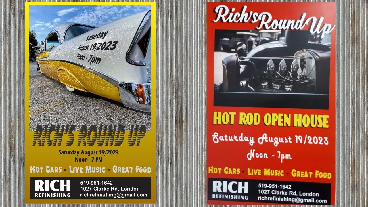 Rich's Hot Rod Round Up 2023 - YouTube