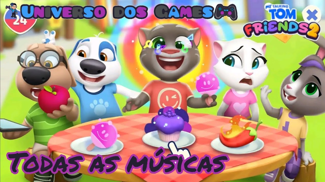 Todas as novas músicas do my talking tom friends 2 nova atualização ...