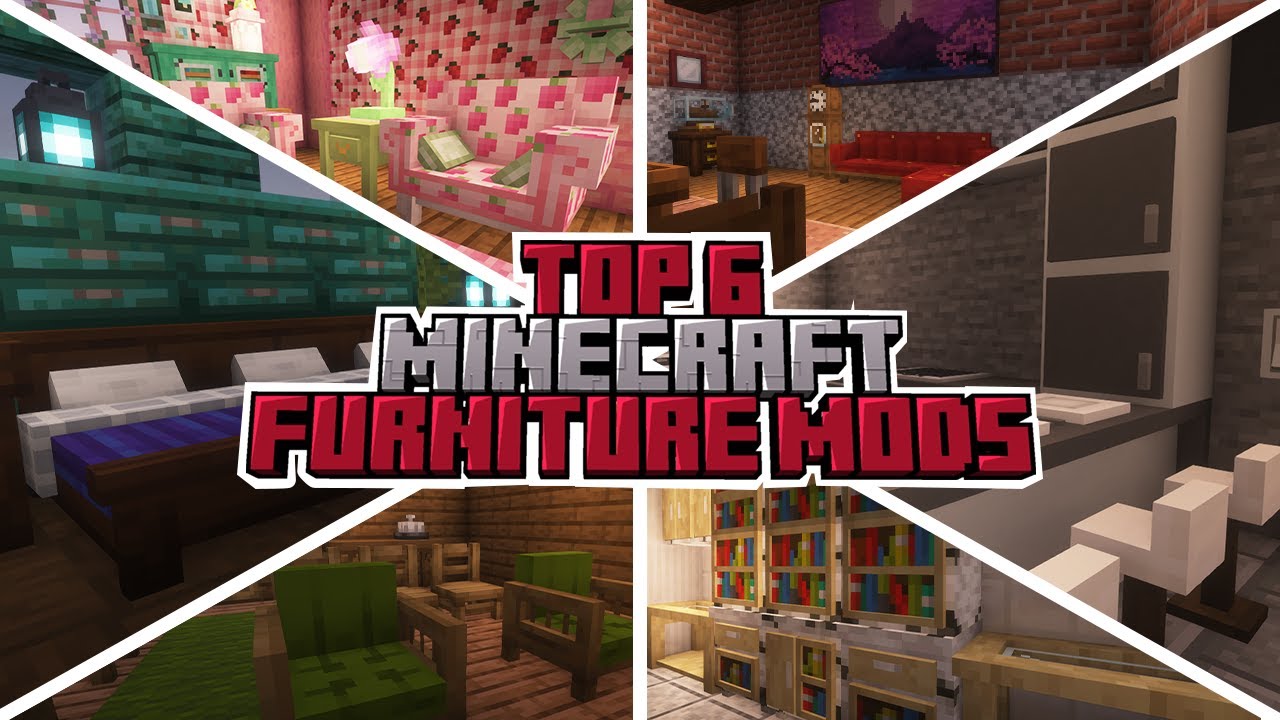 TOP 6 Minecraft Furniture Mods of 2025 🍓 【Fabric 1.20.1】 - YouTube