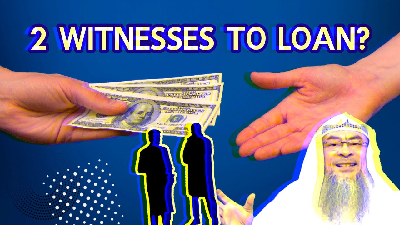 Wisdom of writing a debt and having 2 witnesses lending, borrowing, debts - YouTube