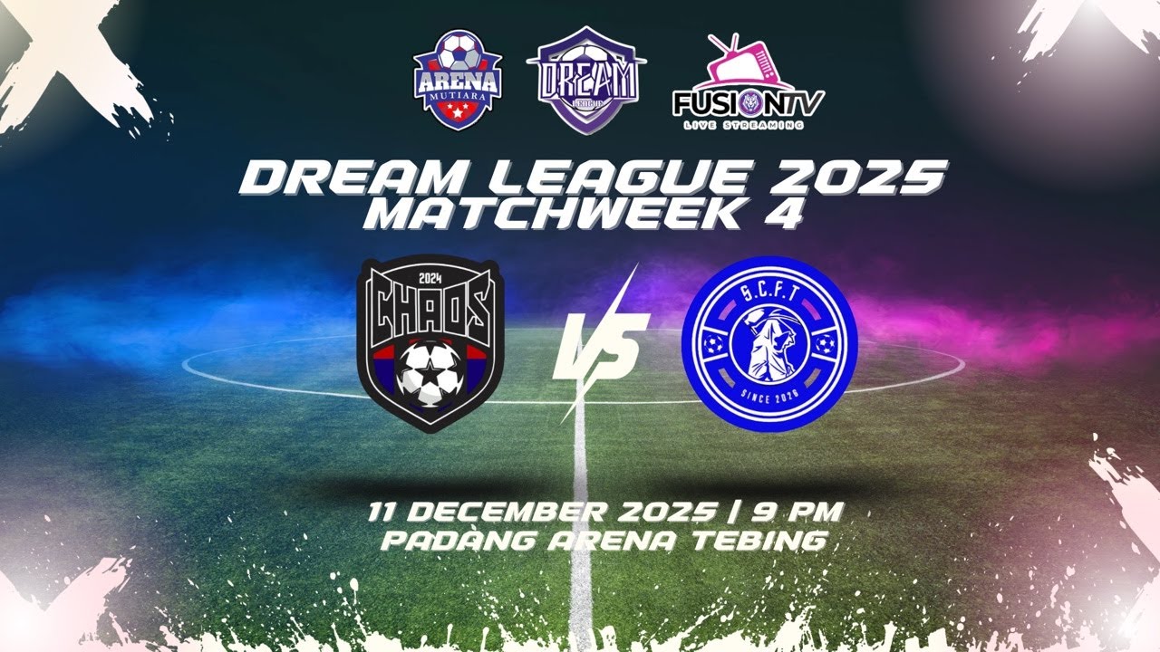 🔴 LIVE DREAM LEAGUE : CHAOS FC VS SELECT CONGKEK FC - YouTube
