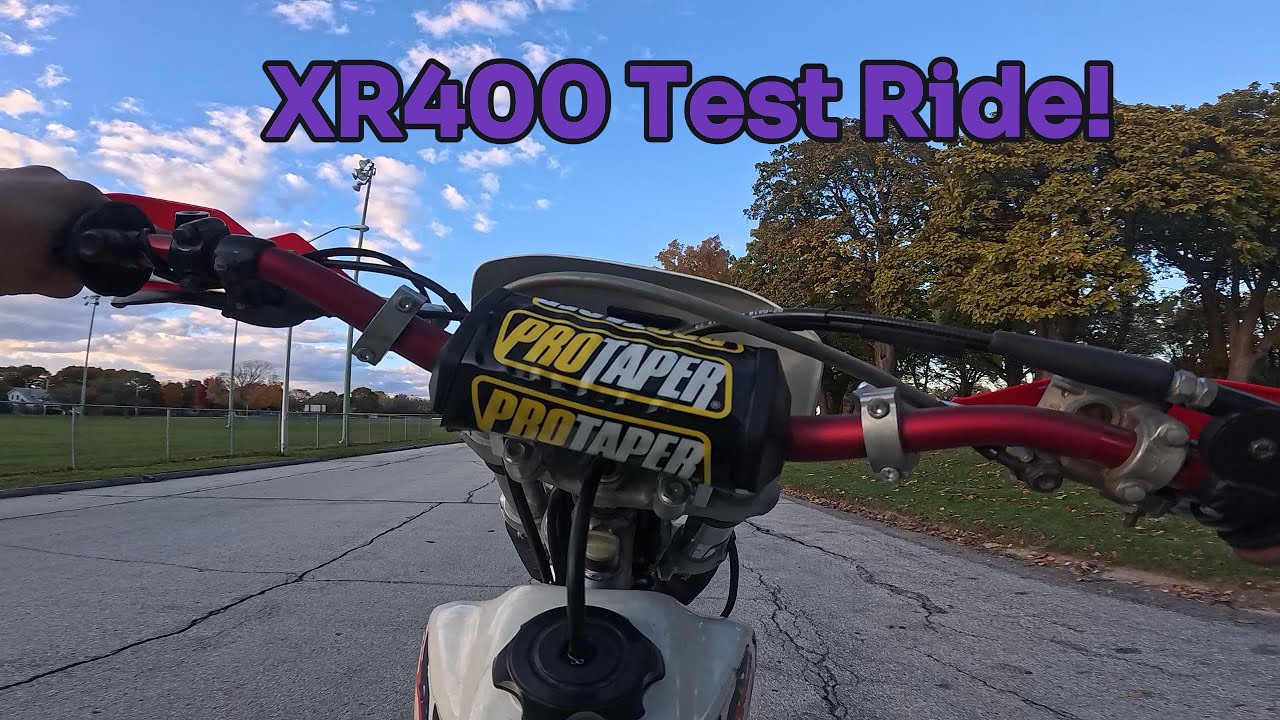 First Ride on the Honda XR400! - YouTube